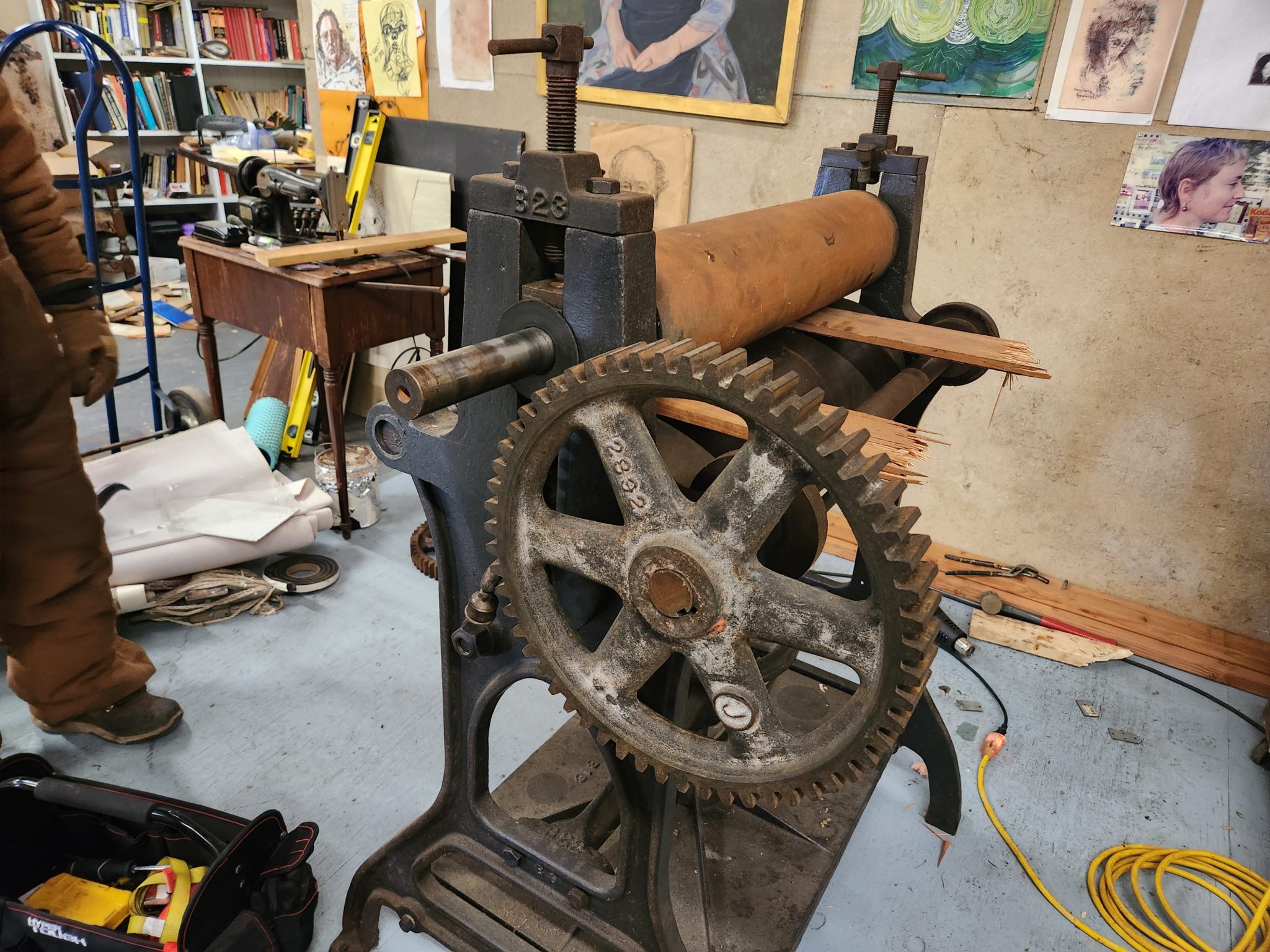 1921 Sturges Etching Press Restoration | Premium Print Studio for ...