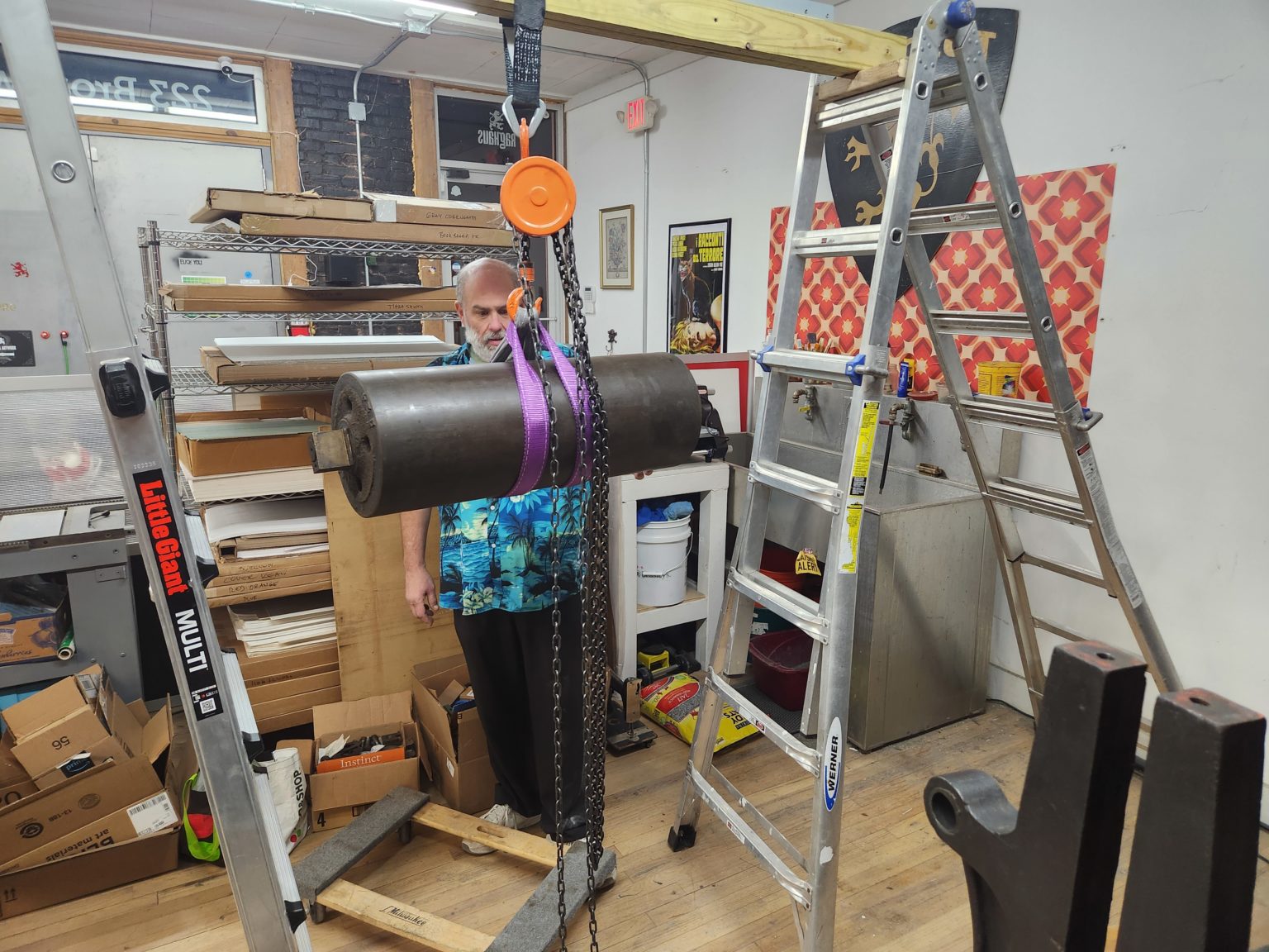 1921 Sturges Etching Press Restoration | Premium Print Studio for ...