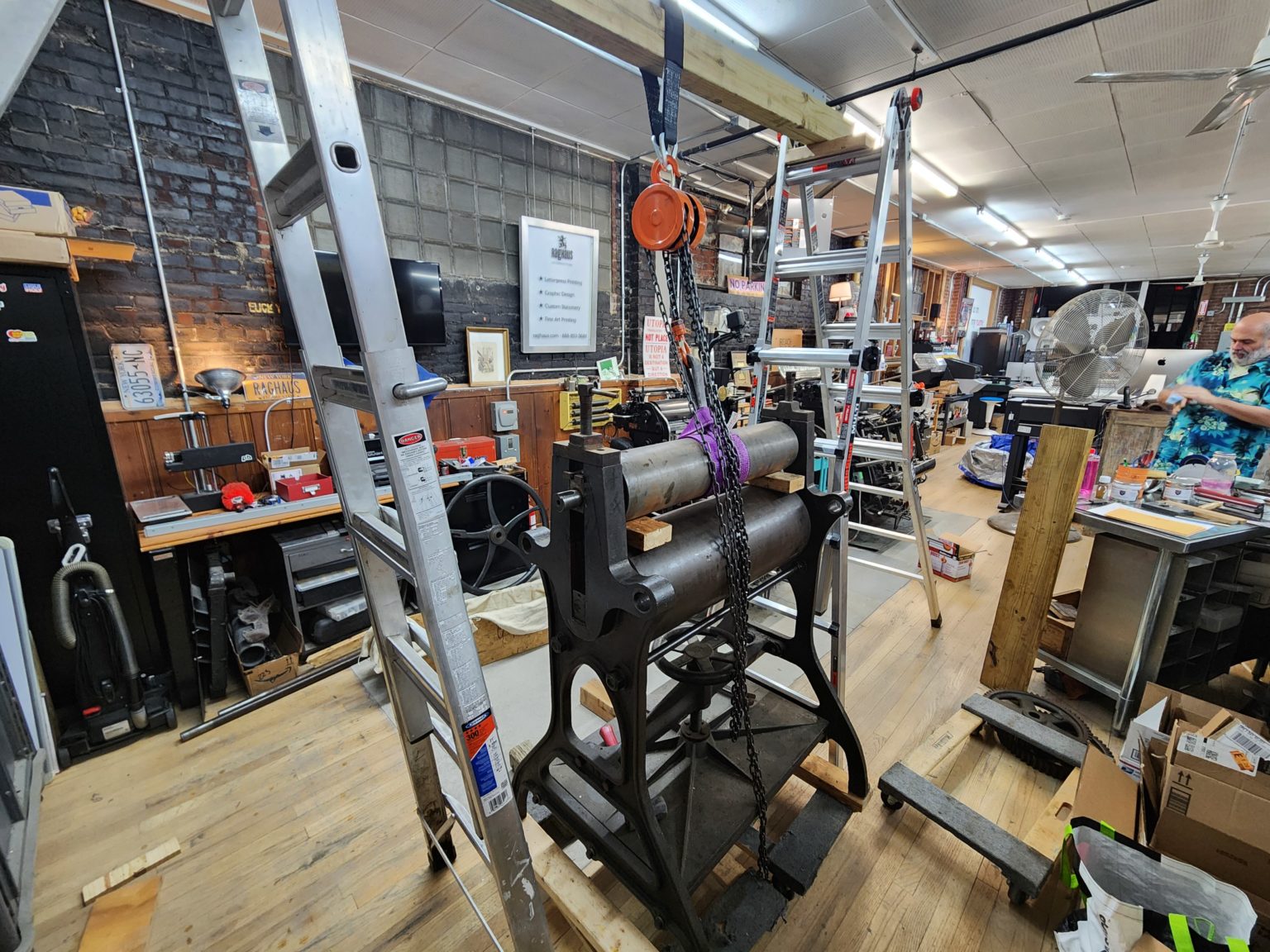 1921 Sturges Etching Press Restoration | Premium Print Studio for ...