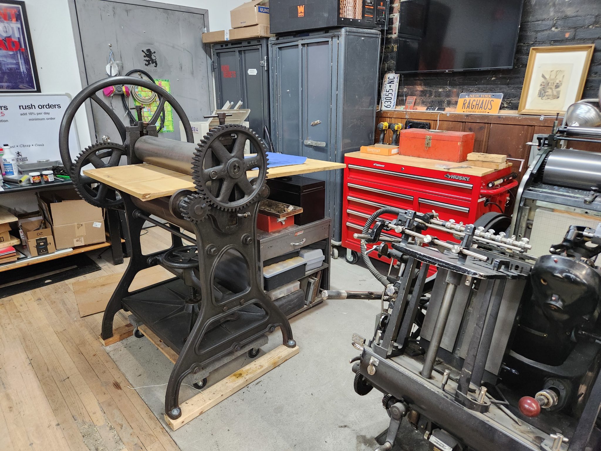 1921 Sturges Etching Press Restoration | Premium Print Studio for ...