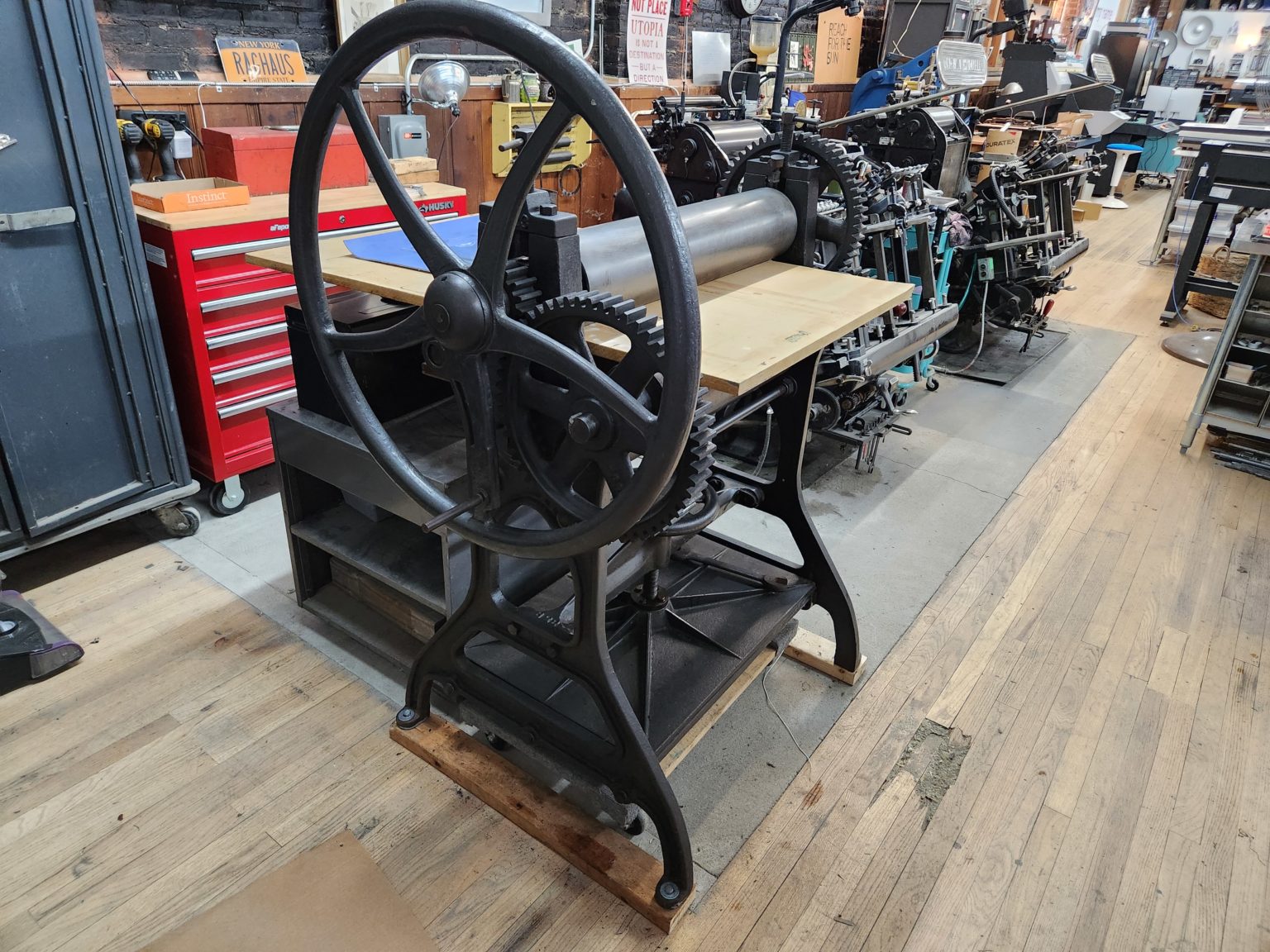 1921 Sturges Etching Press Restoration | Premium Print Studio for ...