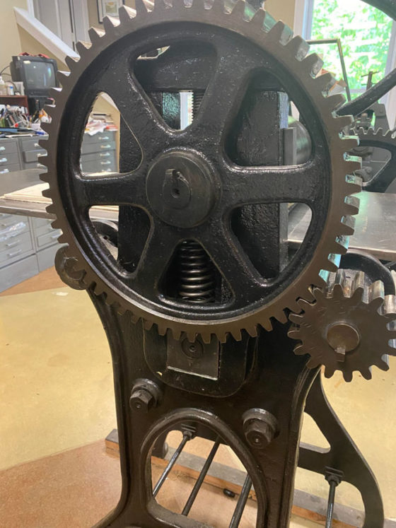 1921 Sturges Etching Press Restoration | Premium Print Studio for ...